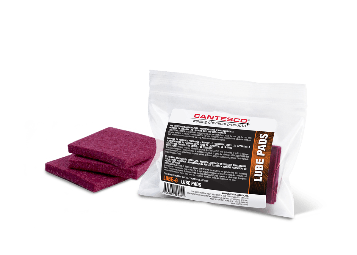 Wire Lube Pads - 6 Pak - Cantesco - Lube-6 - MIG Wire – Crossfire Welders