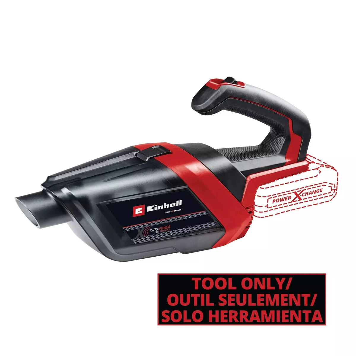 18V Cordless Deluxe Handheld/Stick Vacuum - Einhell - 2347195 (Tool On ...