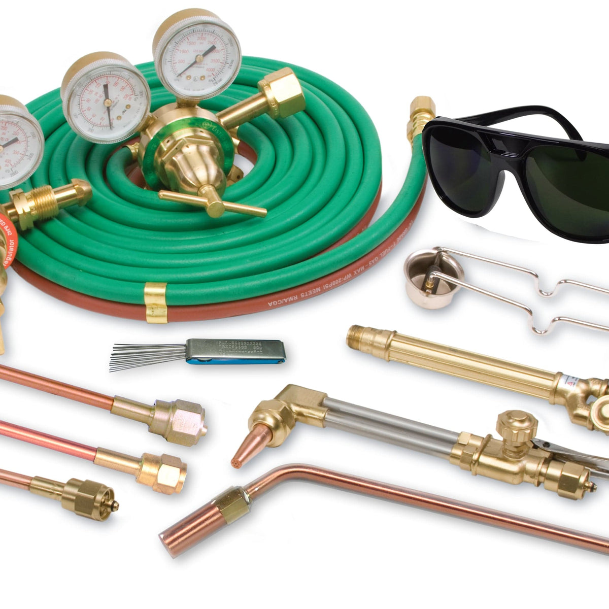 Victor Style - Medium Duty Cutting Heating Torch Kit - Oxy-Acetylene ...