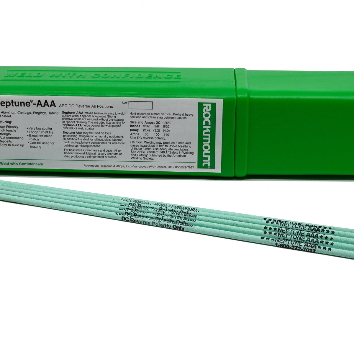 Neptune AAA – Stick Electrodes for Aluminum Repairs (DCEP) – Crossfire ...