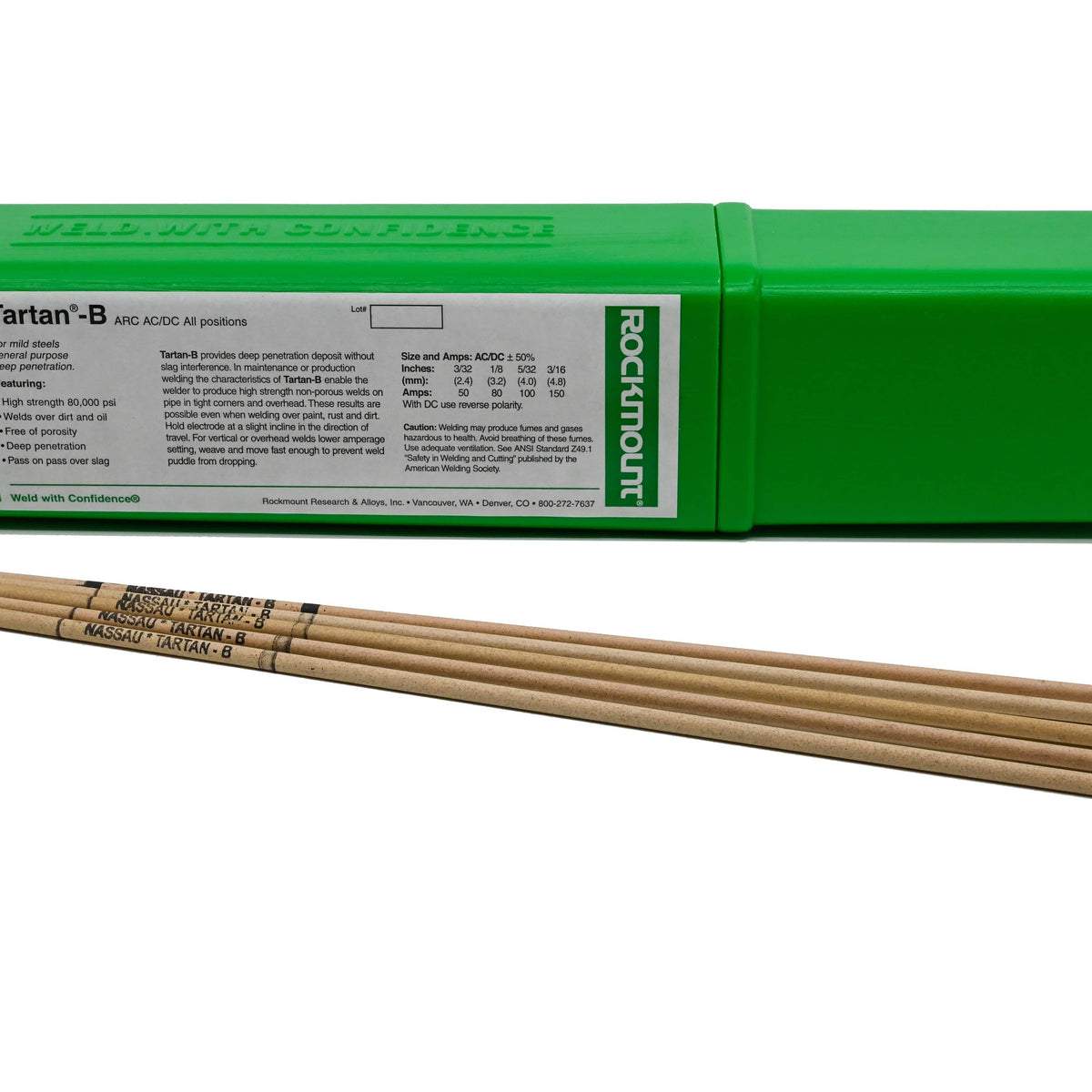 Tartan B Arc Welding Rods – Dirty, Galvanized, and Oily Mild Steels ...