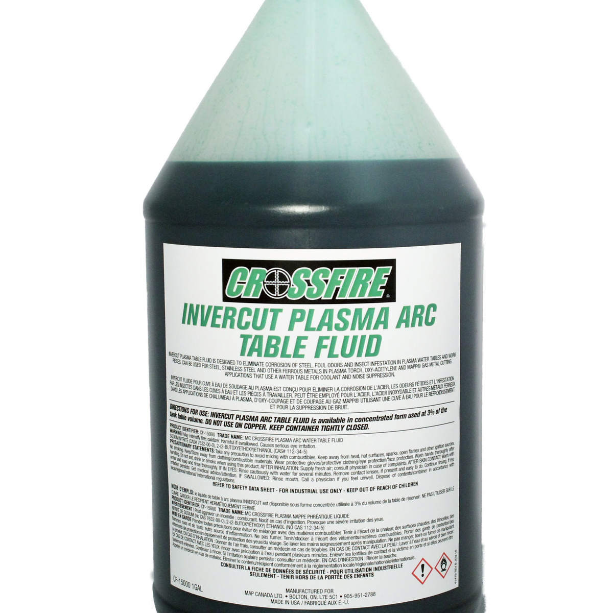 CNC Table Fluid - Invercut Plasma - Crossfire Welders